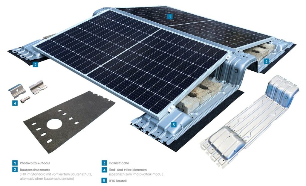 Solartechnik, Photovoltaik, PV-Module in Voerde/Wesel (NRW)